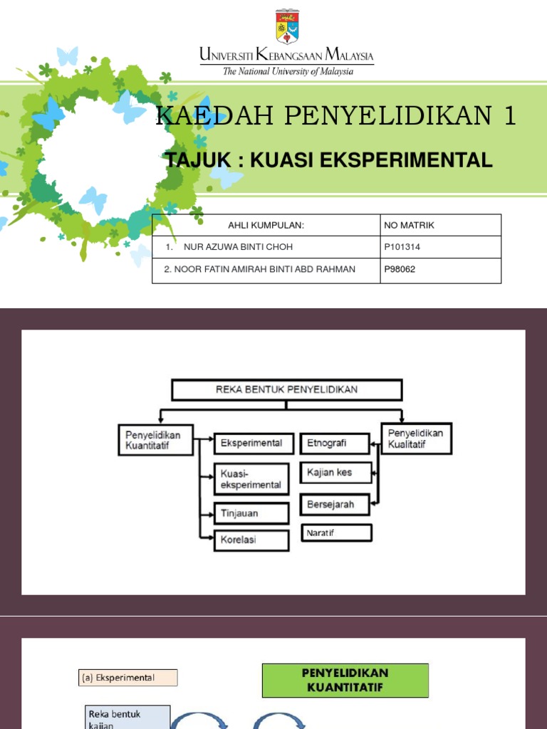 Kuasi Eksperimen | PDF