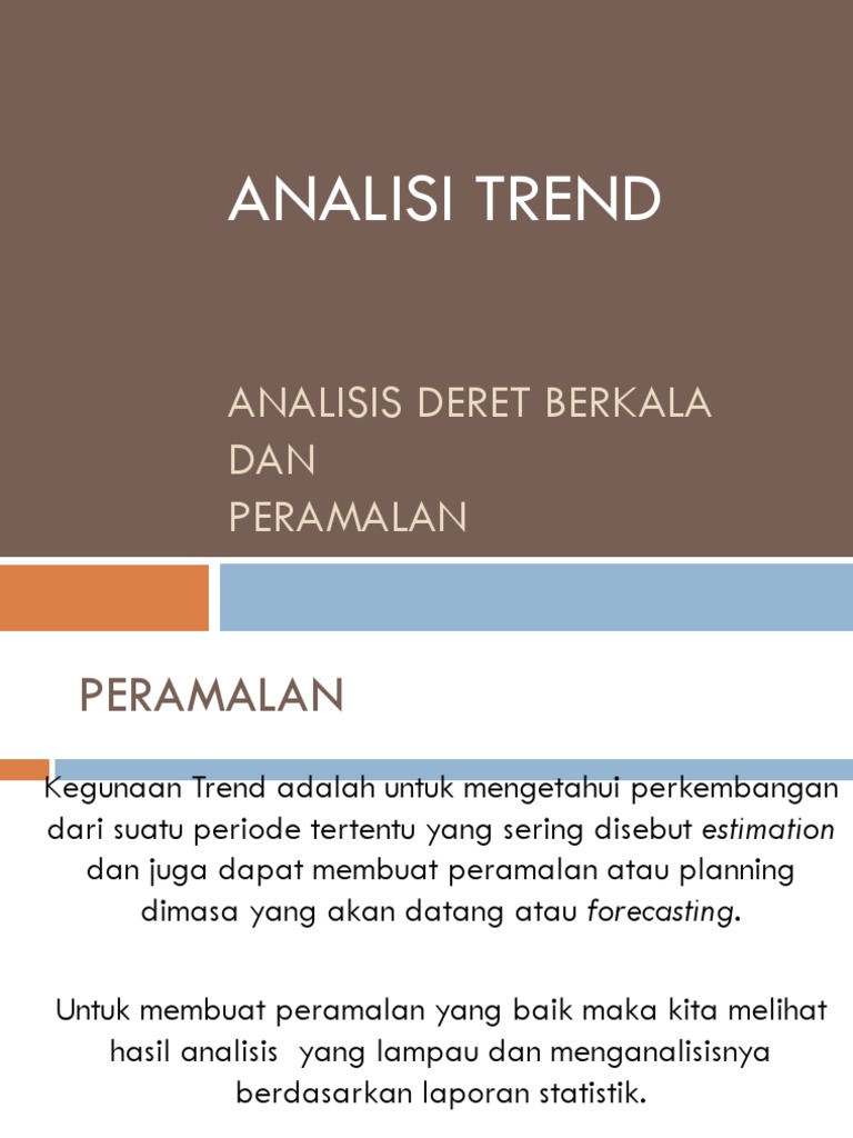 Analisis Trend | PDF