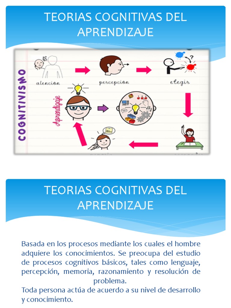 Teorias Cognitivas Del Aprendizaje Pdf Inteligencia Desarrollo