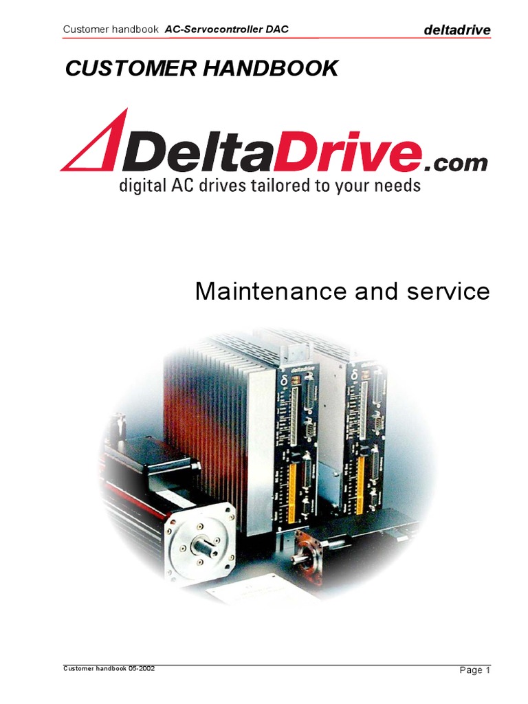 Deltadrive Dac 50X PDF | PDF | Electrical Connector | Electric Motor