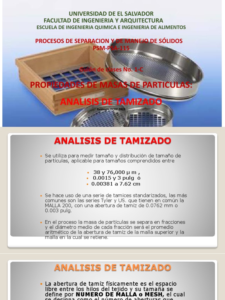 02 - Analisis de Tamizado | PDF | Química | Naturaleza