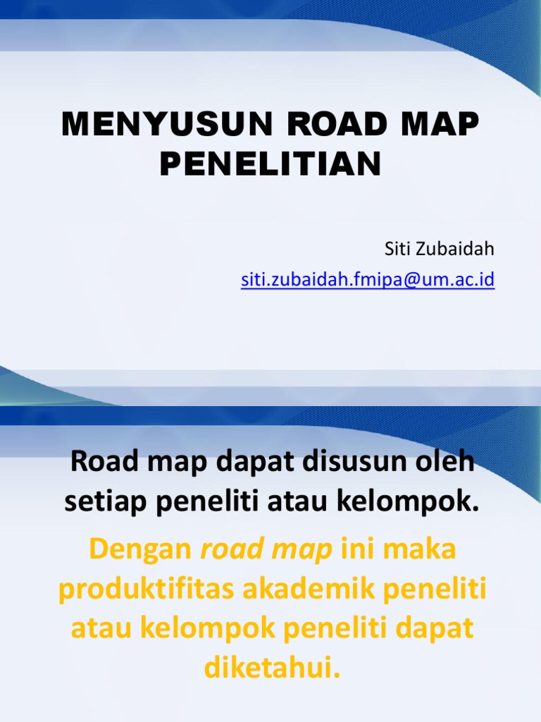 Menyusun Roadmap Penelitian PDF | PDF