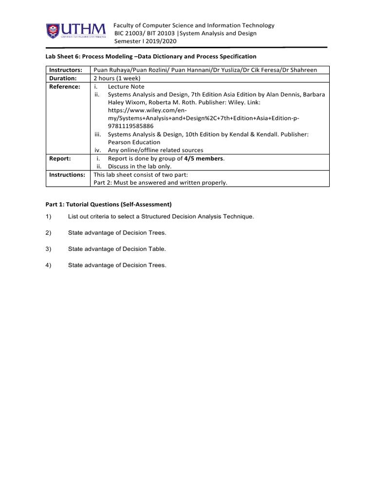 Labsheet 6 Chap 4 PDF | Download Free PDF | Invoice | Computing