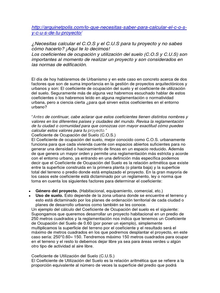 Calcular El Cos - Cus | PDF | Plantas | Naturaleza