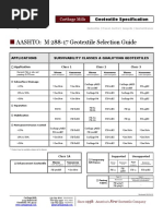 Aashto M288 Geotextiles: Technical Data Sheet | PDF | Nonwoven Fabric ...