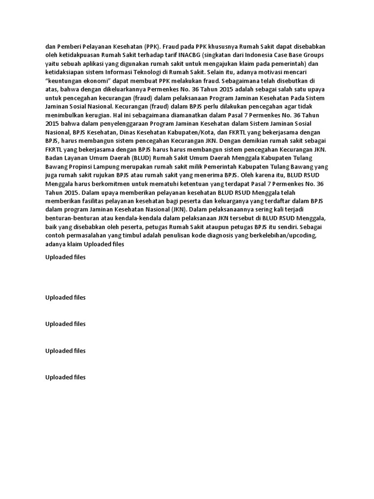 Pedoman Pencegahan Fraud | PDF