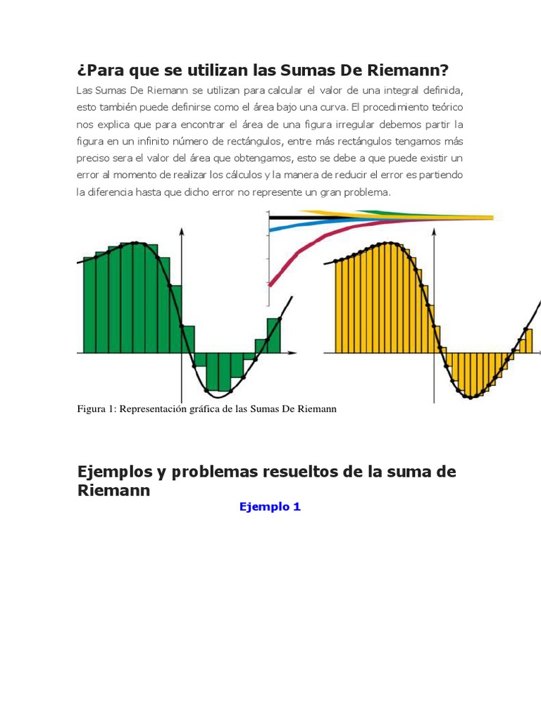 Sumas de Riemann | PDF