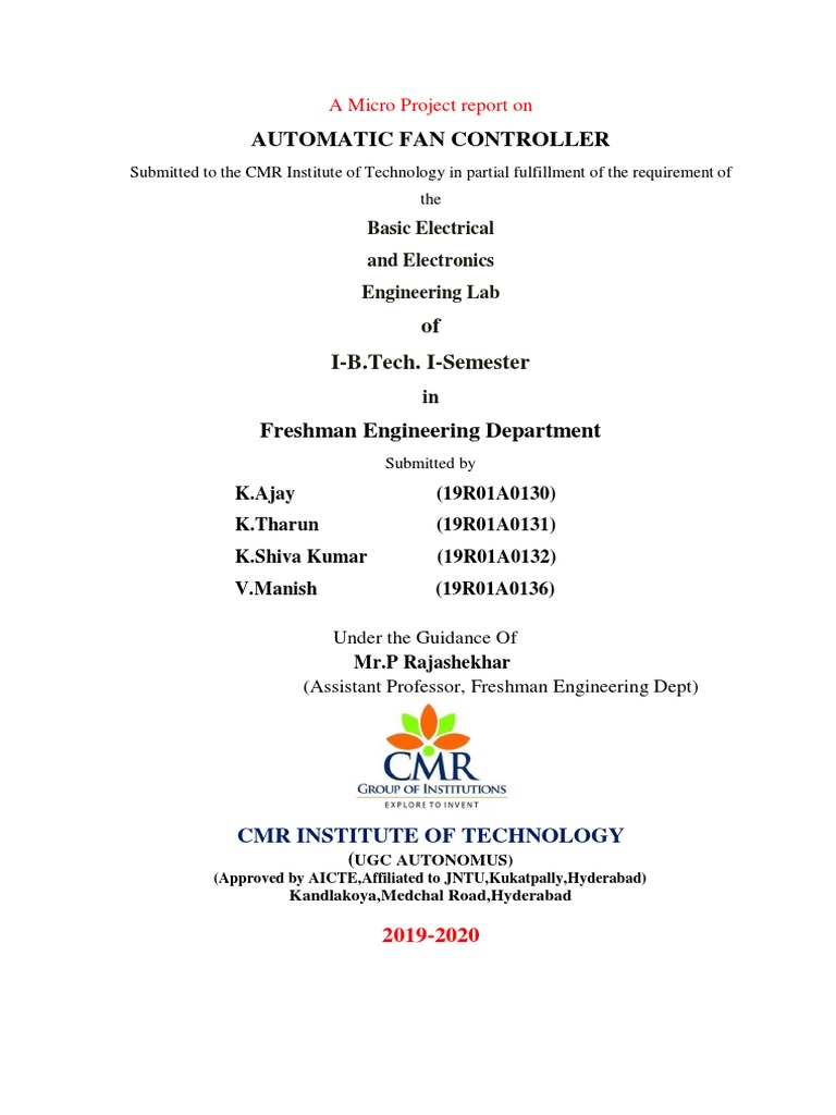 Automatic Fan Controller | PDF | Bipolar Junction Transistor | Electric ...