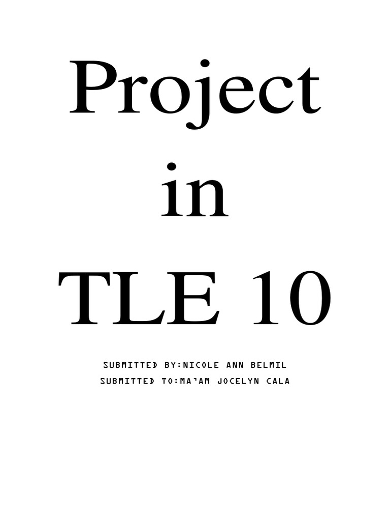 Tle 10 | PDF | Sweet Potato | Vegetables