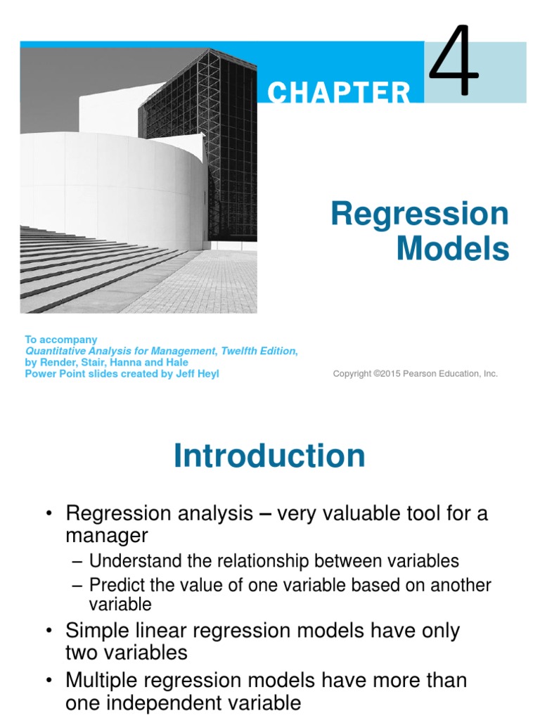 Chapter 4 Regression Analysis | PDF | Errors And Residuals | P Value