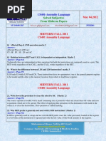 CS604P Assignment 1 Solved by Learning With Abid Ali | PDF