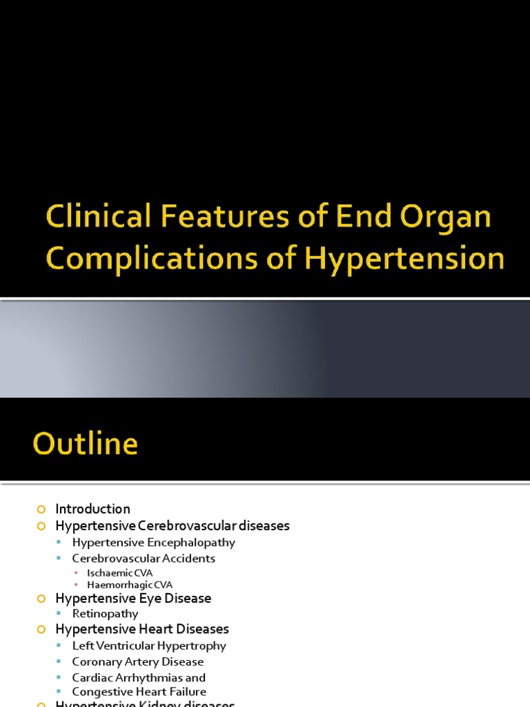 Hypertension and Its Complications Explained | PDF | Stroke | Heart