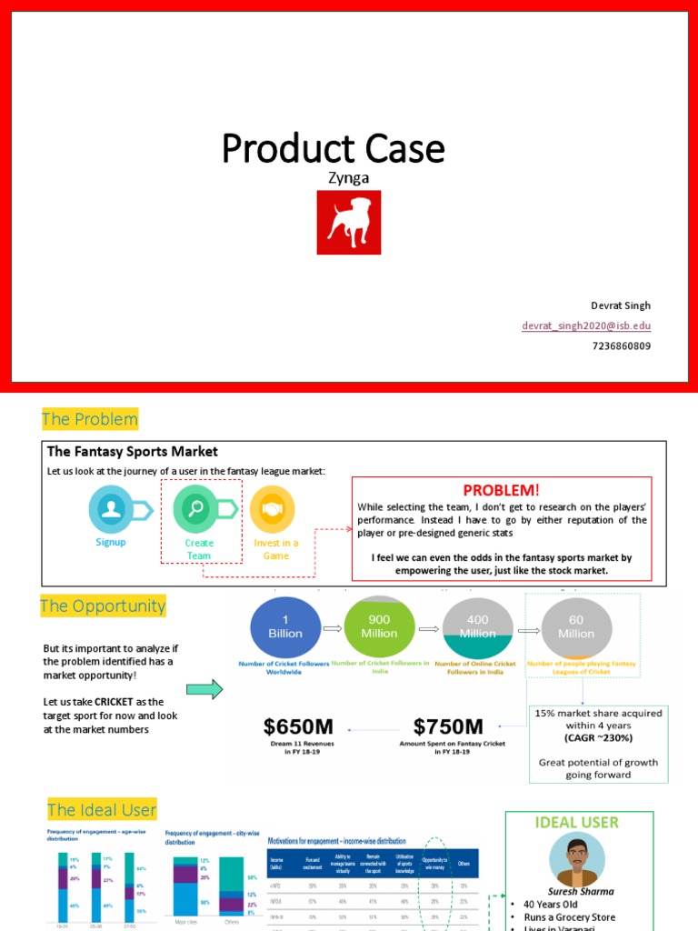 Zynga Product Case | PDF | Usability | Stock Market