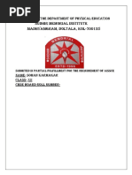 Physical Education Project For Class 12 CBSE | PDF | Sports | Leisure