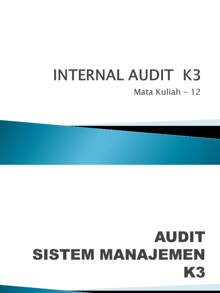 Audit k3 | PDF