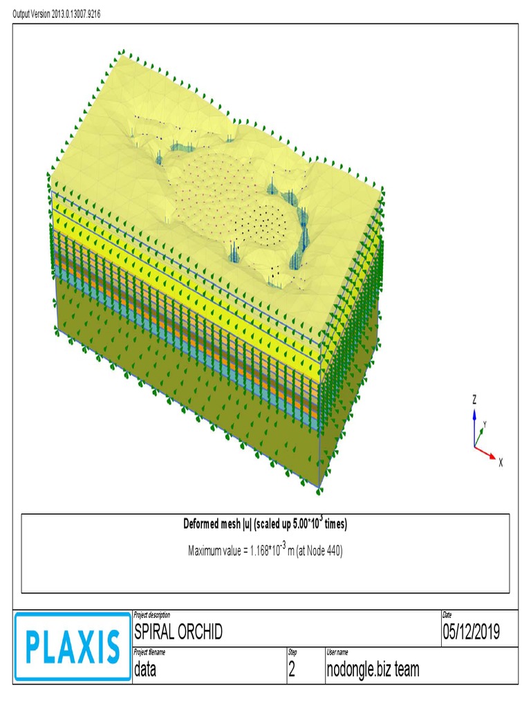 Plaxis 3d Model | PDF