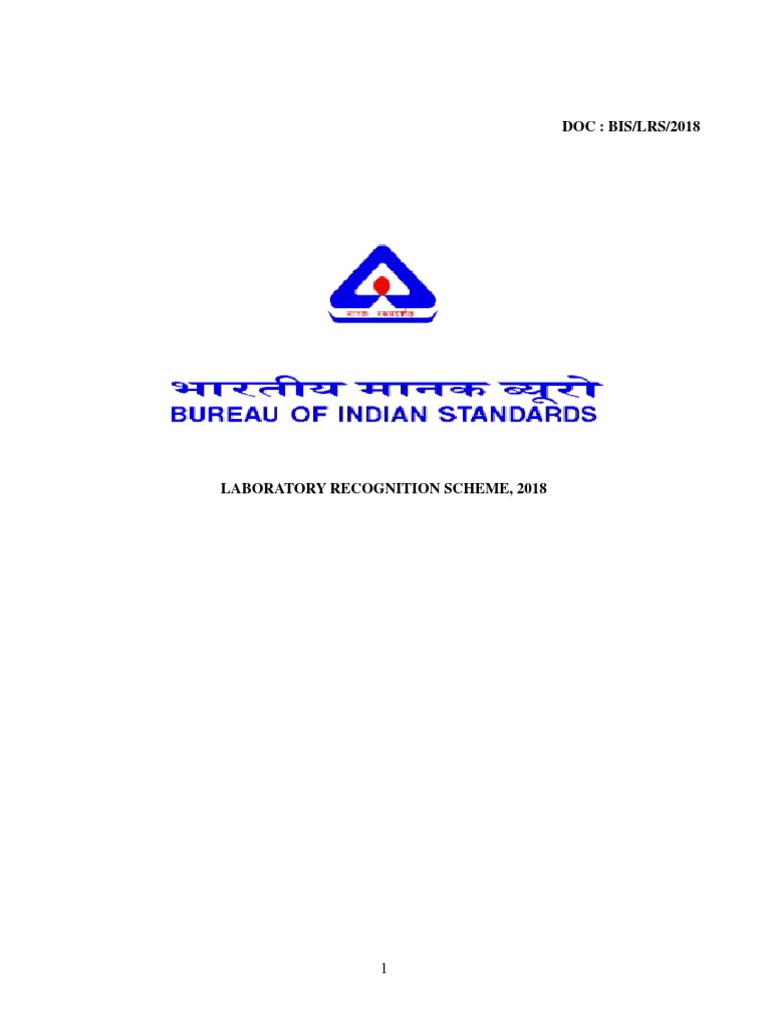 BIS Laboratory Recognition Scheme 2018 | PDF | Audit | Evaluation