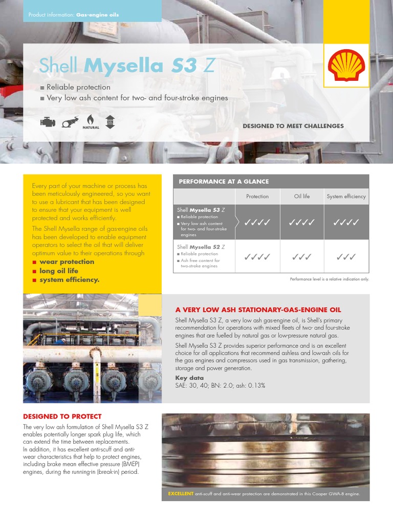 Shell Mysella S3 Z | PDF | Motor Oil | Vehicle Parts
