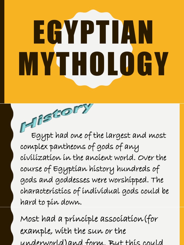 Egyptian Mythology | PDF | Deities | Isis