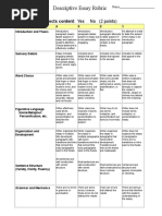 Poem Grading Rubric | PDF | Poetry | Rubric (Academic)