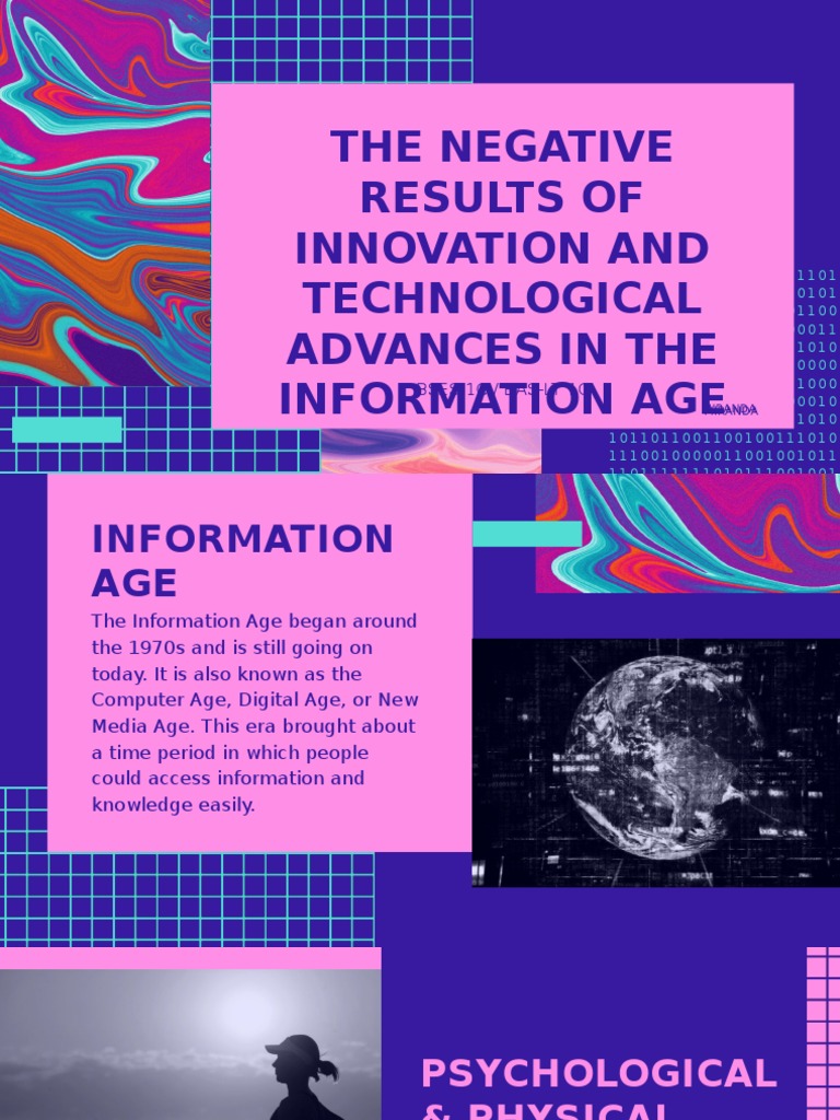 The Negative Results of Innovation and Technological Advances in The ...