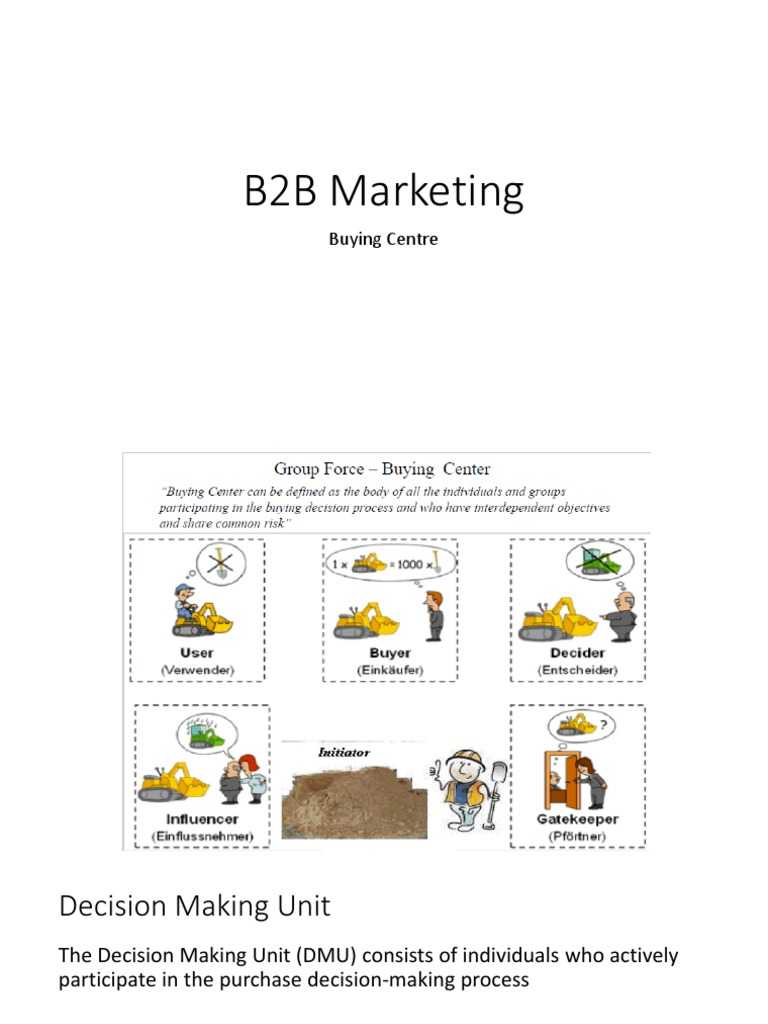 Decision Making UNit - Buying Center | PDF | Decision Making | Risk