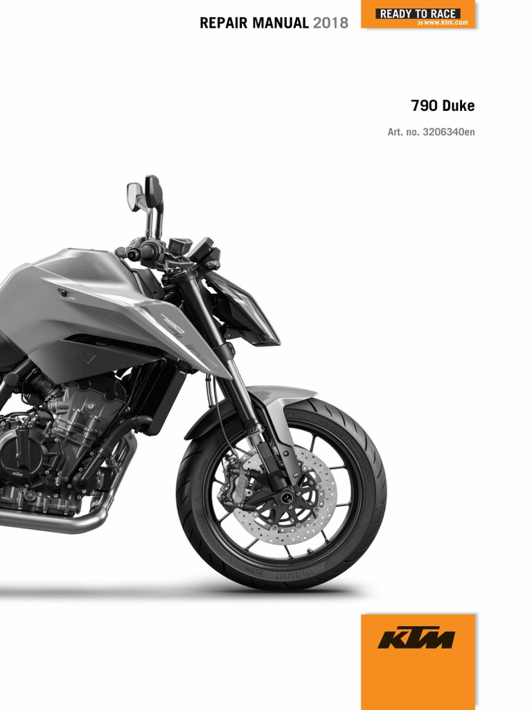 2018 KTM 790 Duke Service Repair Manual | PDF
