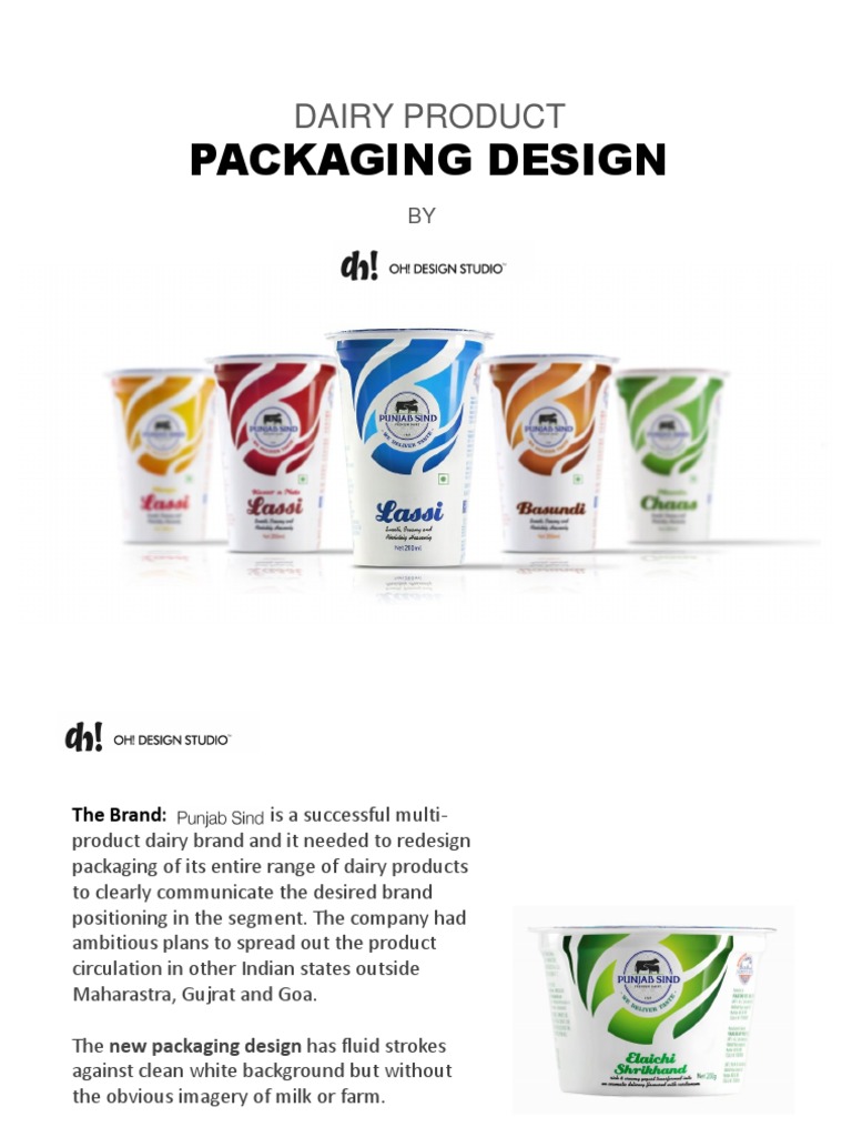 Dairy Product Creative Packaging Design | PDF
