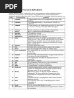 Aqa Science Gcse Command Words | PDF | Question | Knowledge
