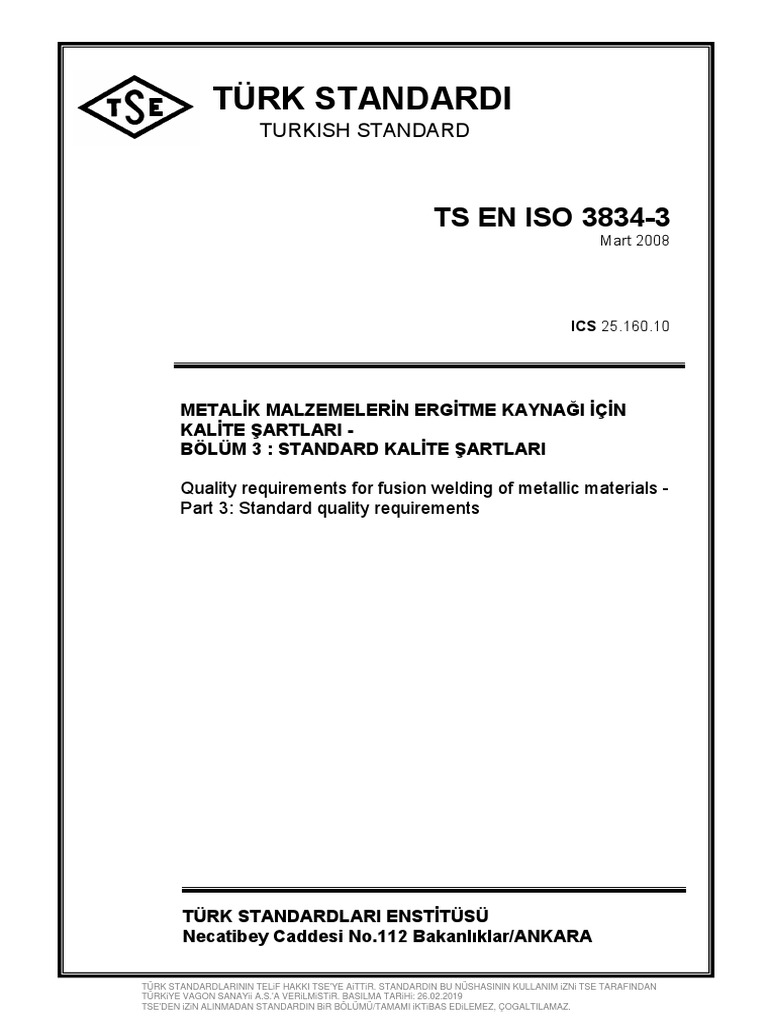 TS en Iso 3834 3 PDF | PDF