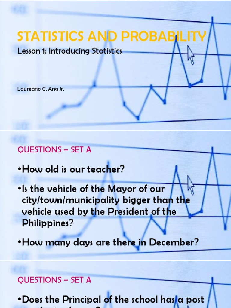 Lesson 1. | PDF | Statistics | Decision Making