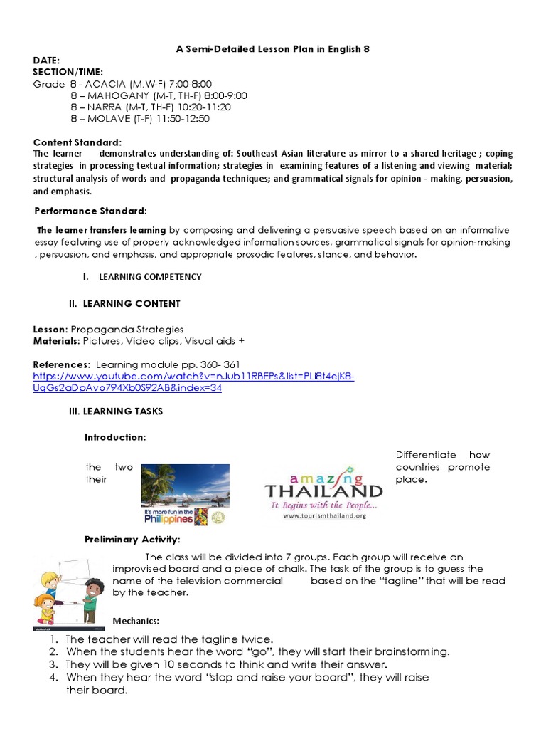 PROPAGANDA | PDF | Propaganda | Lesson Plan