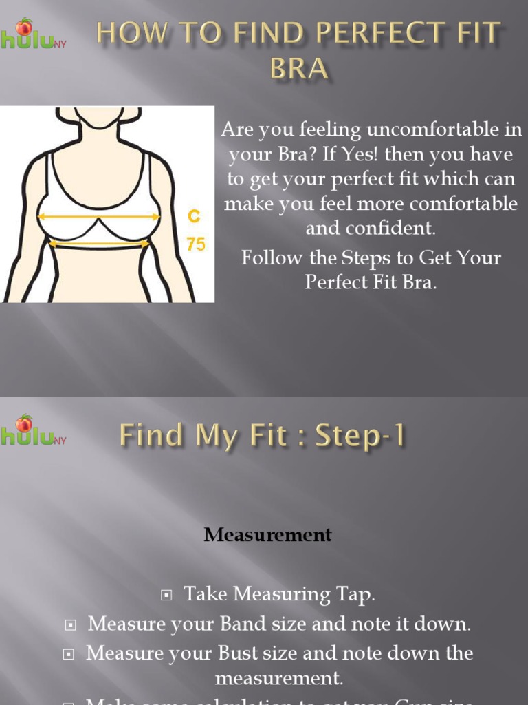 Easy Steps To Get Perfect Fit Bra - Huluny | PDF