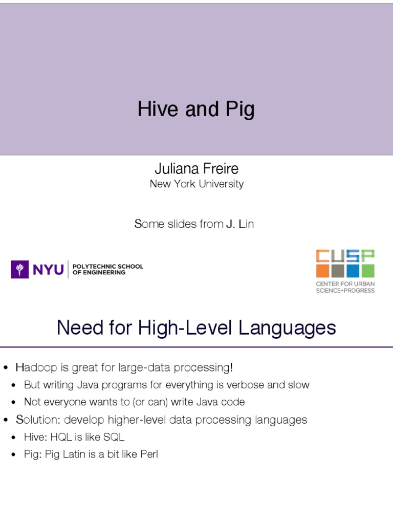 Hive Pig PDF | PDF | Apache Hadoop | Table (Database)