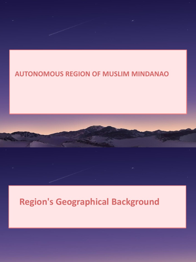 BARMM Background | PDF | Mindanao | Ethnic Groups