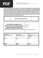 MS - W - 0001 REV 3-Cable Duct Mandrel Test Procedure - Appendix 5 | PDF