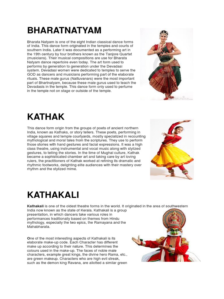 Classical Dance of India | PDF | Dances | Performing Arts