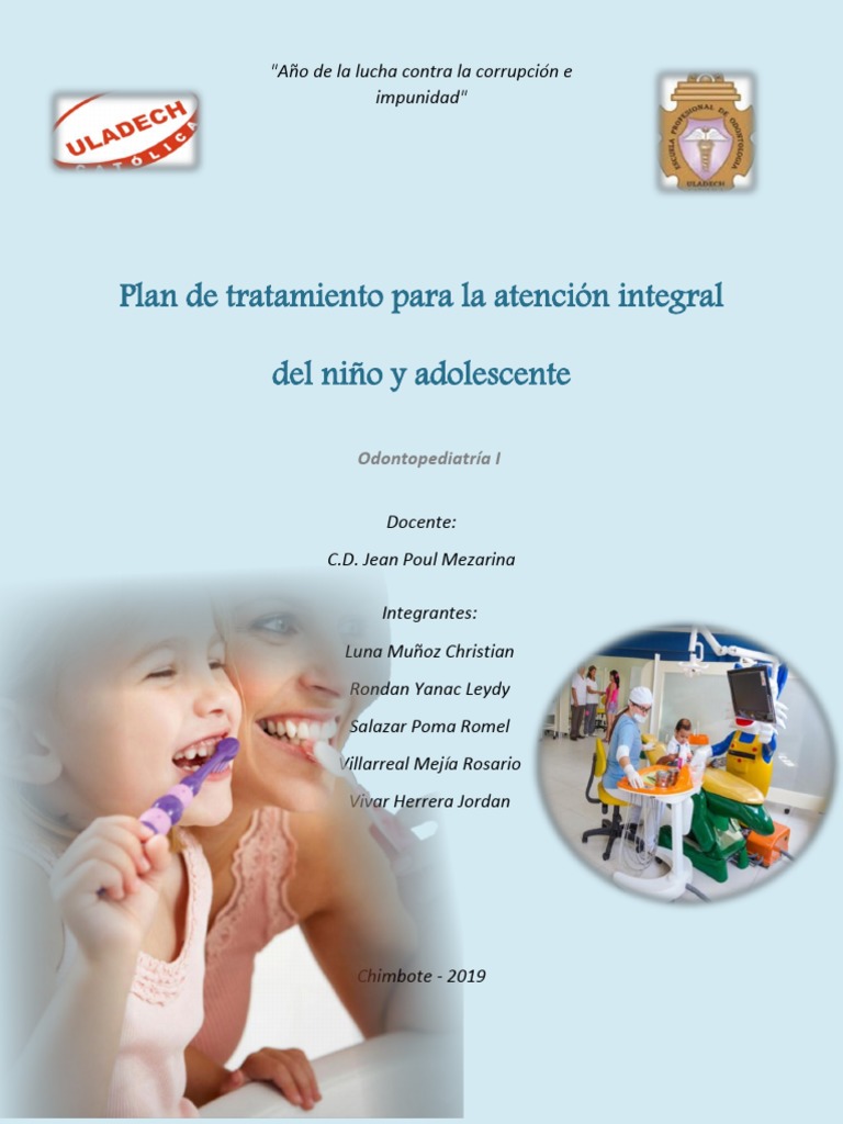 RS - ODP - Plan de Tratamiento para La Atención Integral Del Niño y ...