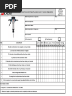 Check List Maquina Termofusion | PDF | Ingeniería mecánica | Bienes ...