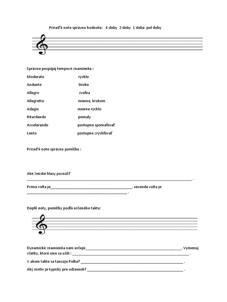 Prípr. Test 1.roč. | PDF