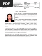 Halimbawa NG Bionote | PDF