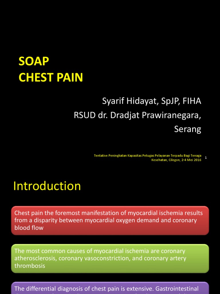 5.soap Chest Pain | PDF | Circulatory System | Cardiovascular System