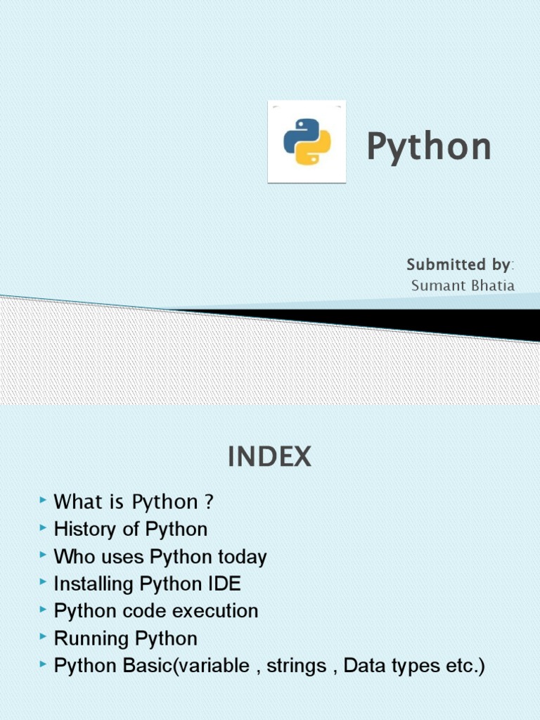 Python 1 | PDF | Python (Programming Language) | Data Type