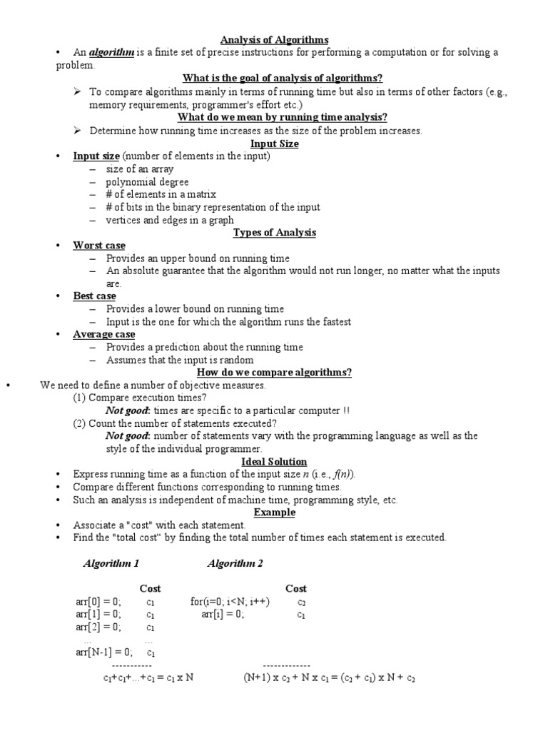 Growth Of Functions Download Free Pdf Time Complexity Computational Complexity Theory 2239