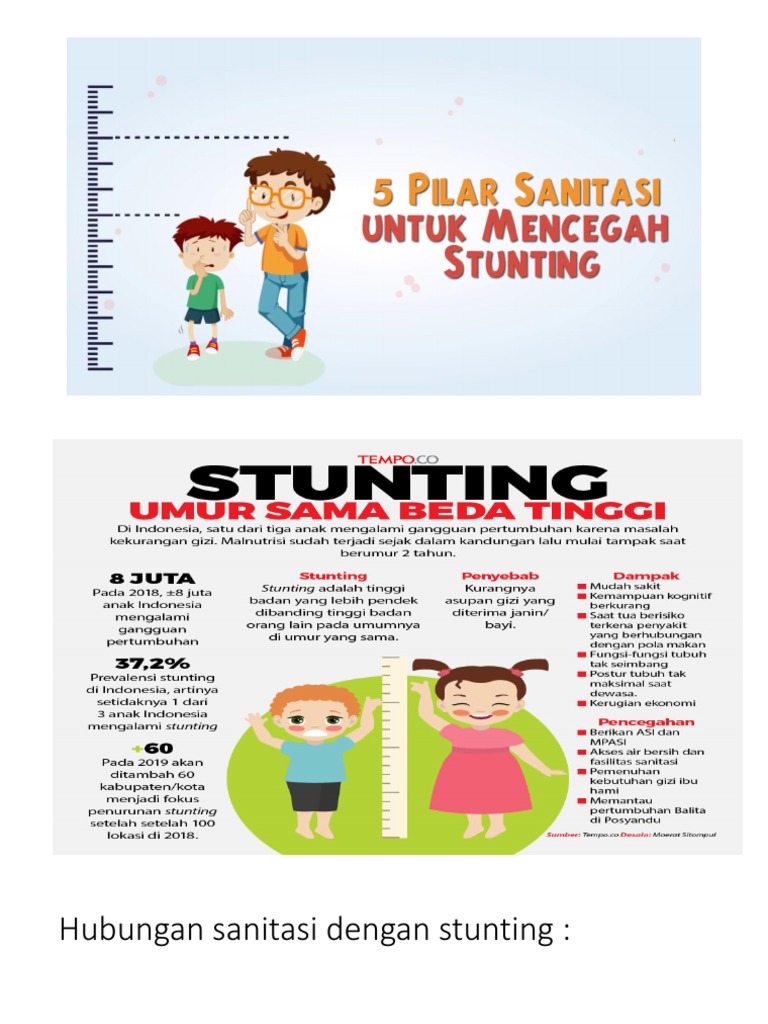 5 Pilar STBM Untuk Mencegah Stunting | PDF