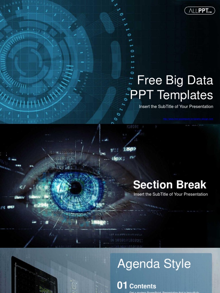 Big Data Visualization PowerPoint Templates | PDF | Infographics ...