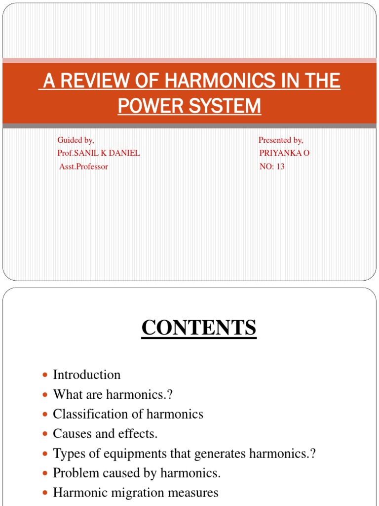 Harmonics in Power System | PDF | Power Supply | Distortion