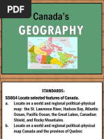 Overview of Canada's Physiographic Regions | PDF | Canada | Manitoba