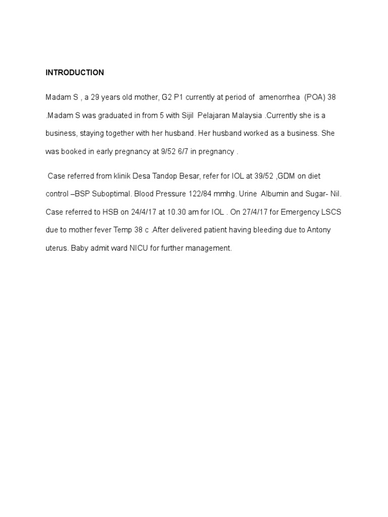 Case Study GDM Complete 2017 | PDF | Gestational Diabetes | Diabetes