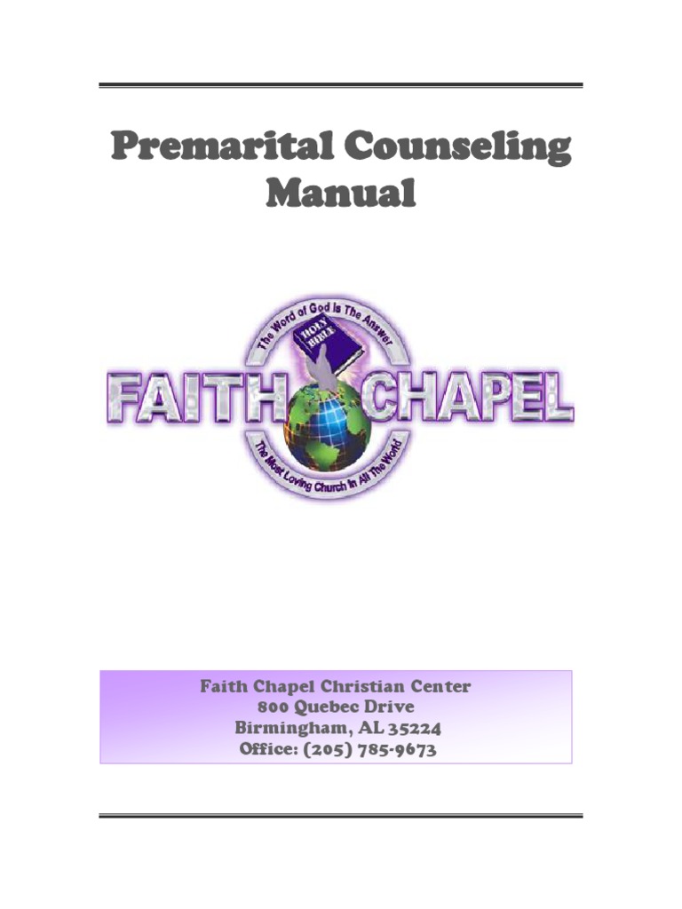 Premarital Counseling Manual PDF | PDF | Stepfamily | Remarriage